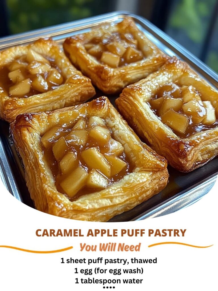 Caramel Apple Puff Pastry – Recipes